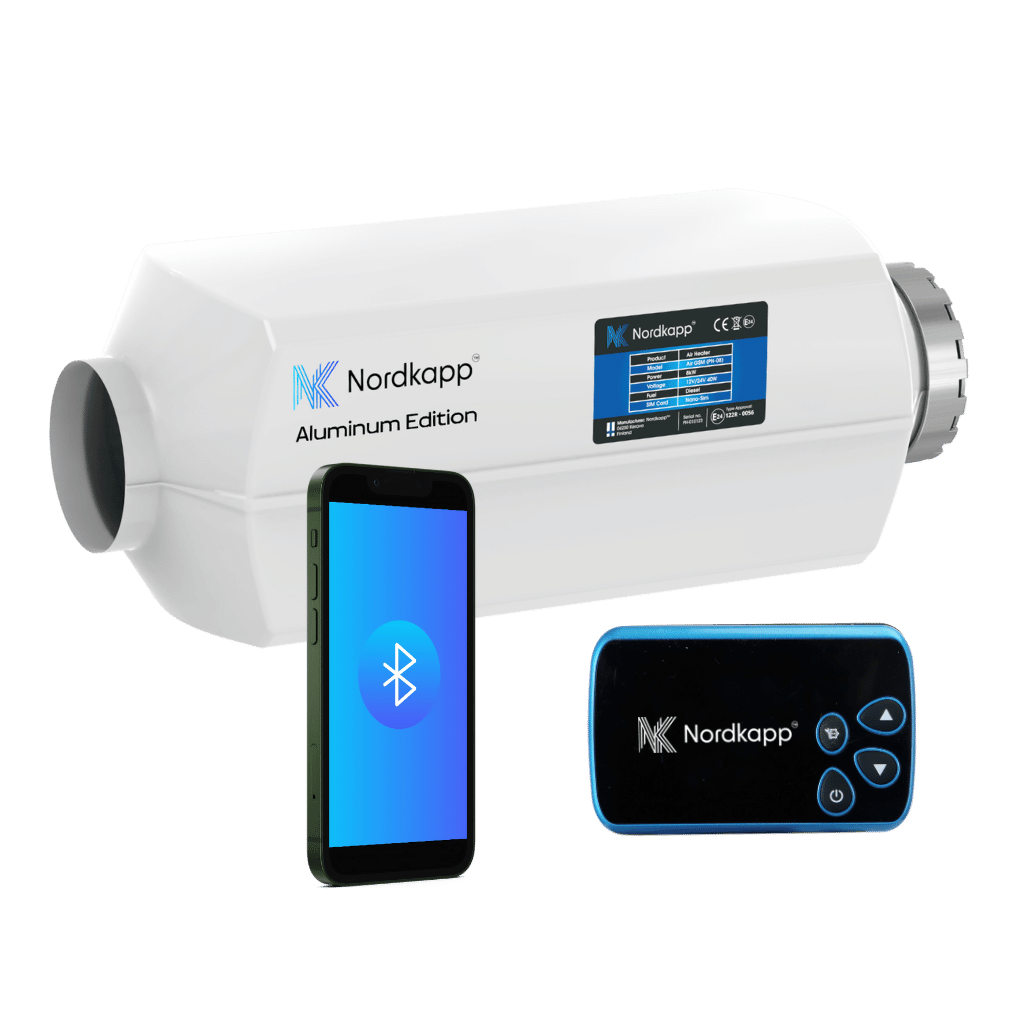 Nordkapp™ Air Bluetooth Diesel-ilmalämmitin 5kW & 8kW 12V/24V Autotavara.com